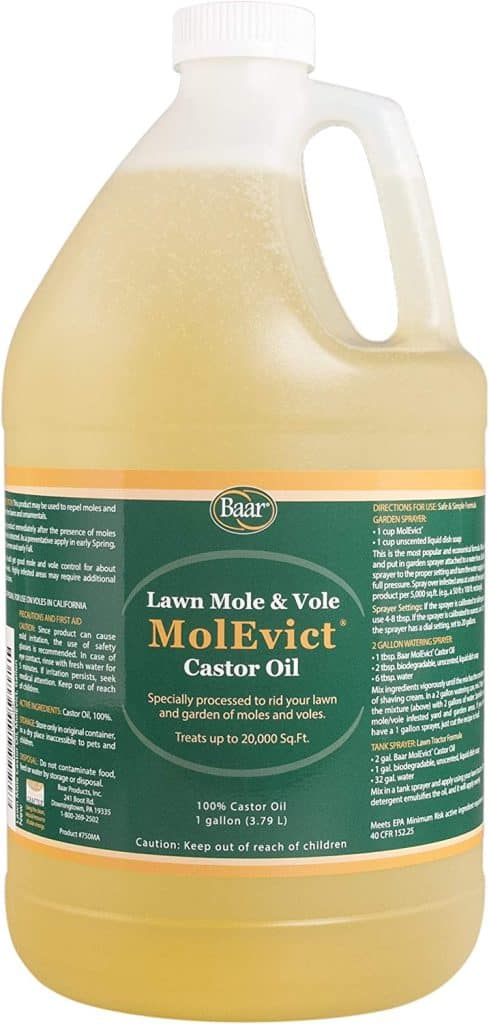 Voles Castor Oil