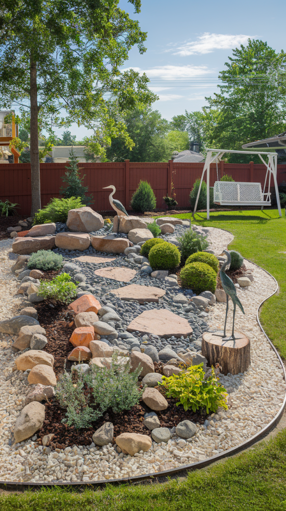 12 Creative White Stone Landscaping Ideas For Yard
